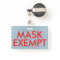 Face Mask Exemption Card ID Badge | Zazzle
