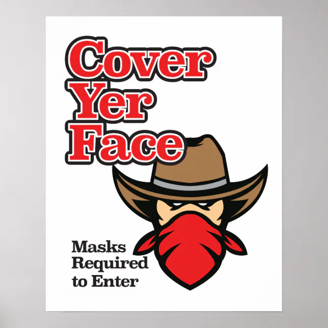 Face Mask Required Sign | Small Business | Zazzle
