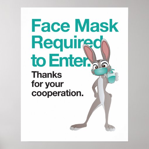 Face Mask Required Sign | Small Business | Zazzle