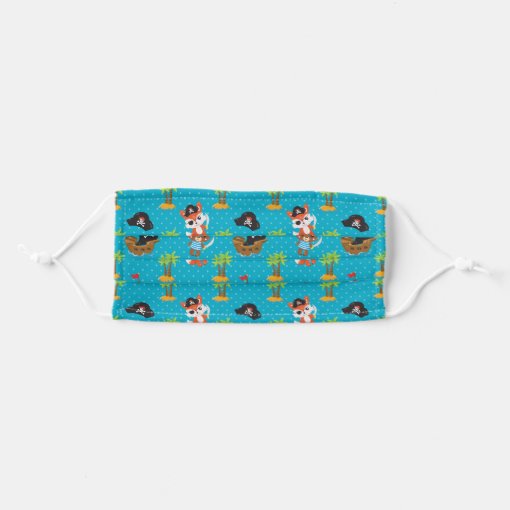 face mask with disposable mask insert slot Pirate | Zazzle