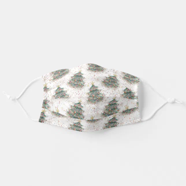 face mask with disposable mask insert slot xmas | Zazzle