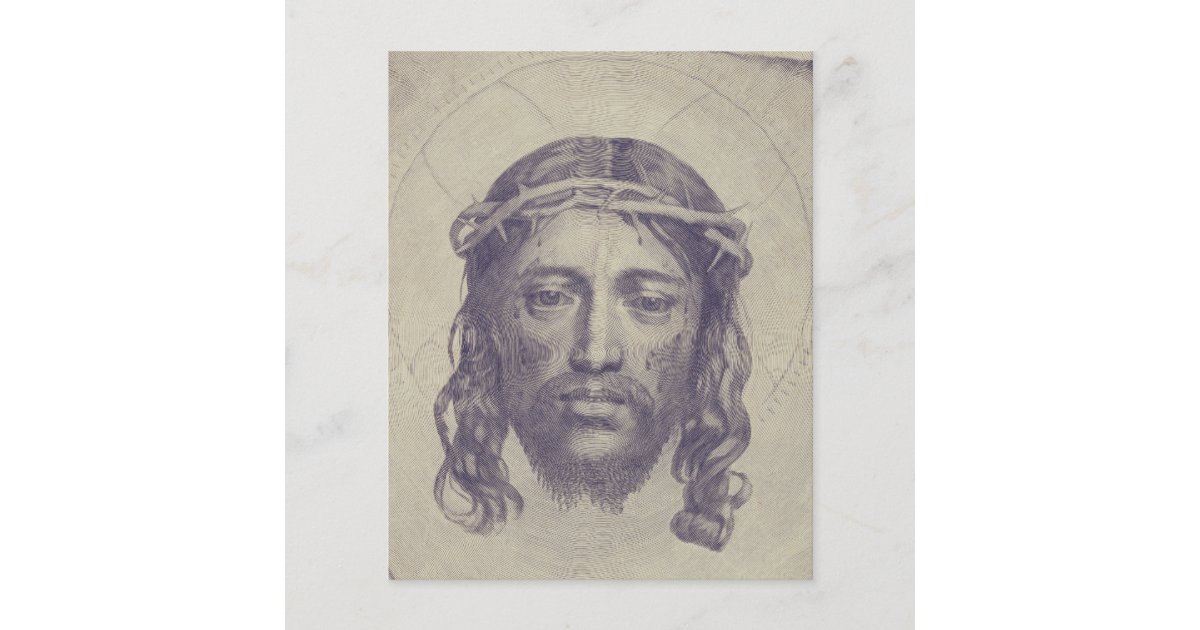 Face of Christ on St. Veronica's Veil Holy Face | Zazzle