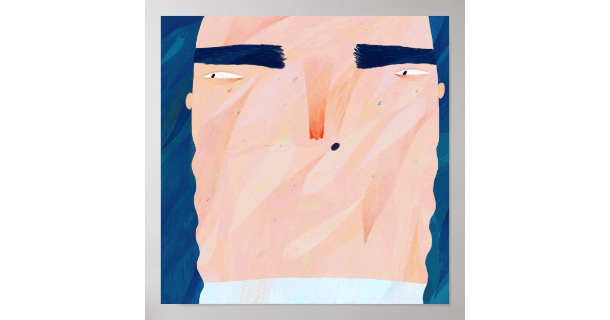 Face Poster | Zazzle