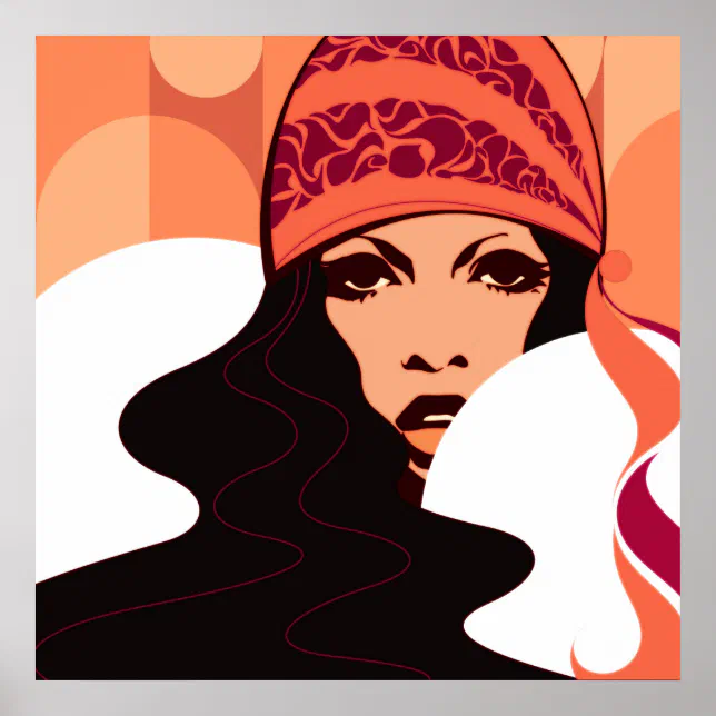 FACE POSTER | Zazzle