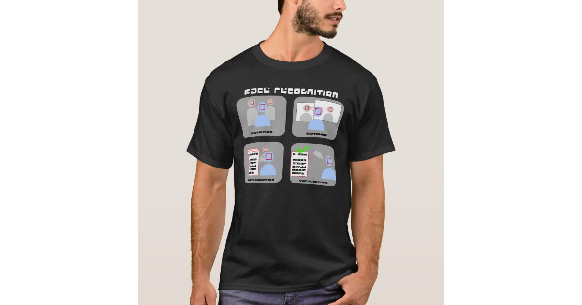 Face Recognition T-Shirt | Zazzle