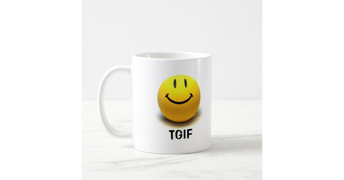 Face TGIF Mug | Zazzle