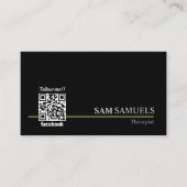 Facebook Follow Us Qr Code Business Logo Business Card | Zazzle