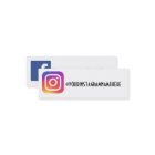 facebook instagram social media post business card | Zazzle