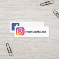 facebook instagram social media post business card | Zazzle