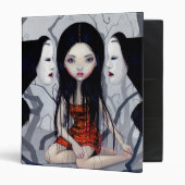 Faceless Ghosts BINDER Japanese Gothic Horror | Zazzle
