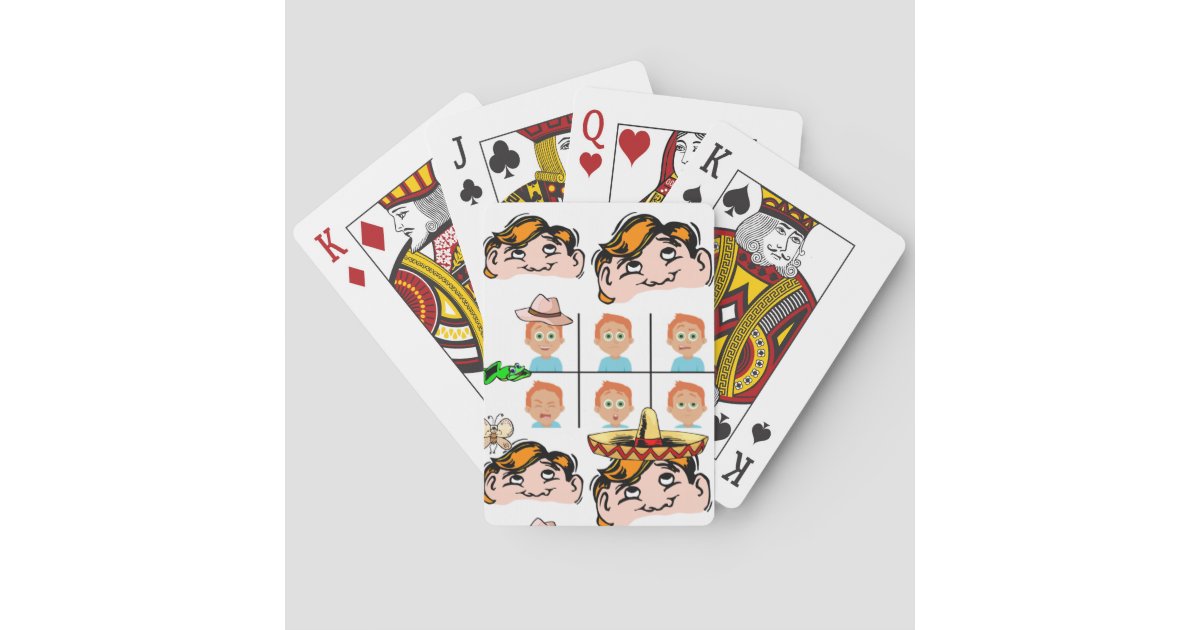 Faces Playing Card Deck | Zazzle