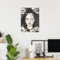 Facial Blood Vessels Face Anatomy Art Poster | Zazzle