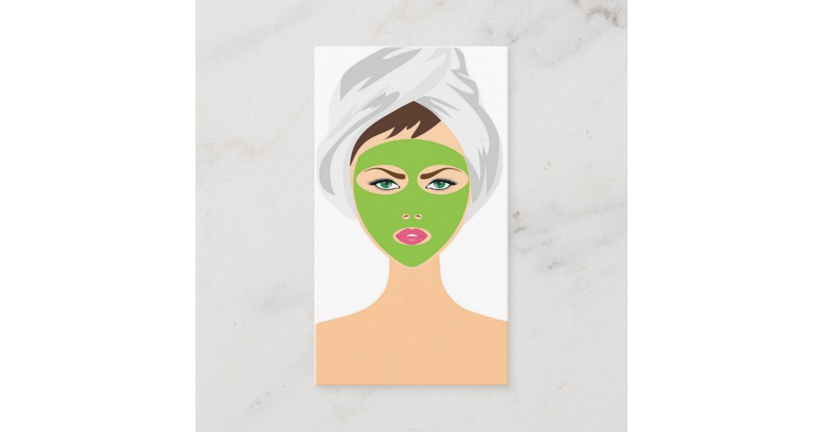 Facial Business Card | Zazzle