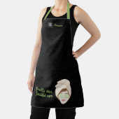 Facial Spa Day Black Apron | Zazzle