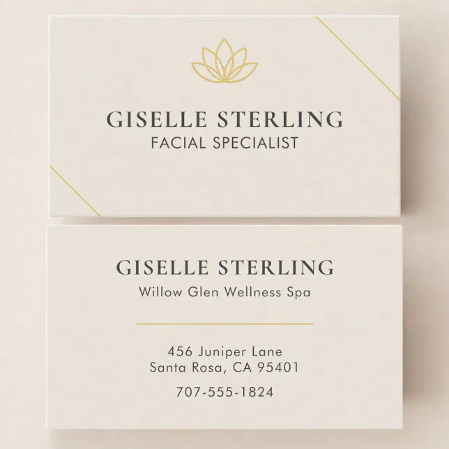 Facial Specialist Business Card | Zazzle