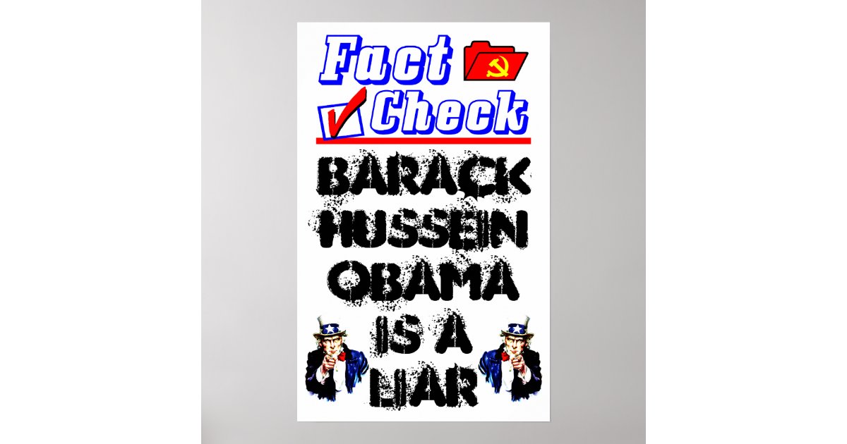 Fact Check Poster | Zazzle