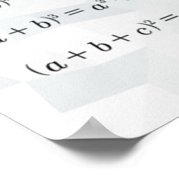 Factoring & Product Polynomials - Math Poster | Zazzle