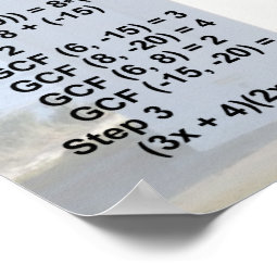 Factoring Quadratics Poster | Zazzle