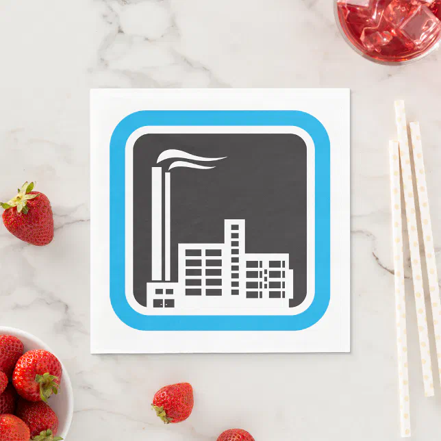 Factory Paper Napkins | Zazzle