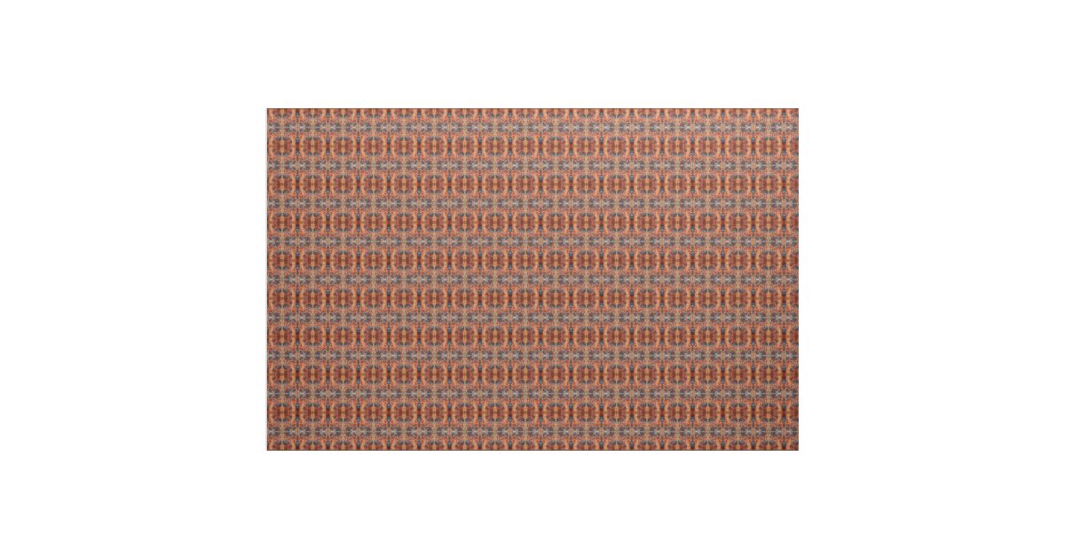 Fade to Rust Fabric | Zazzle