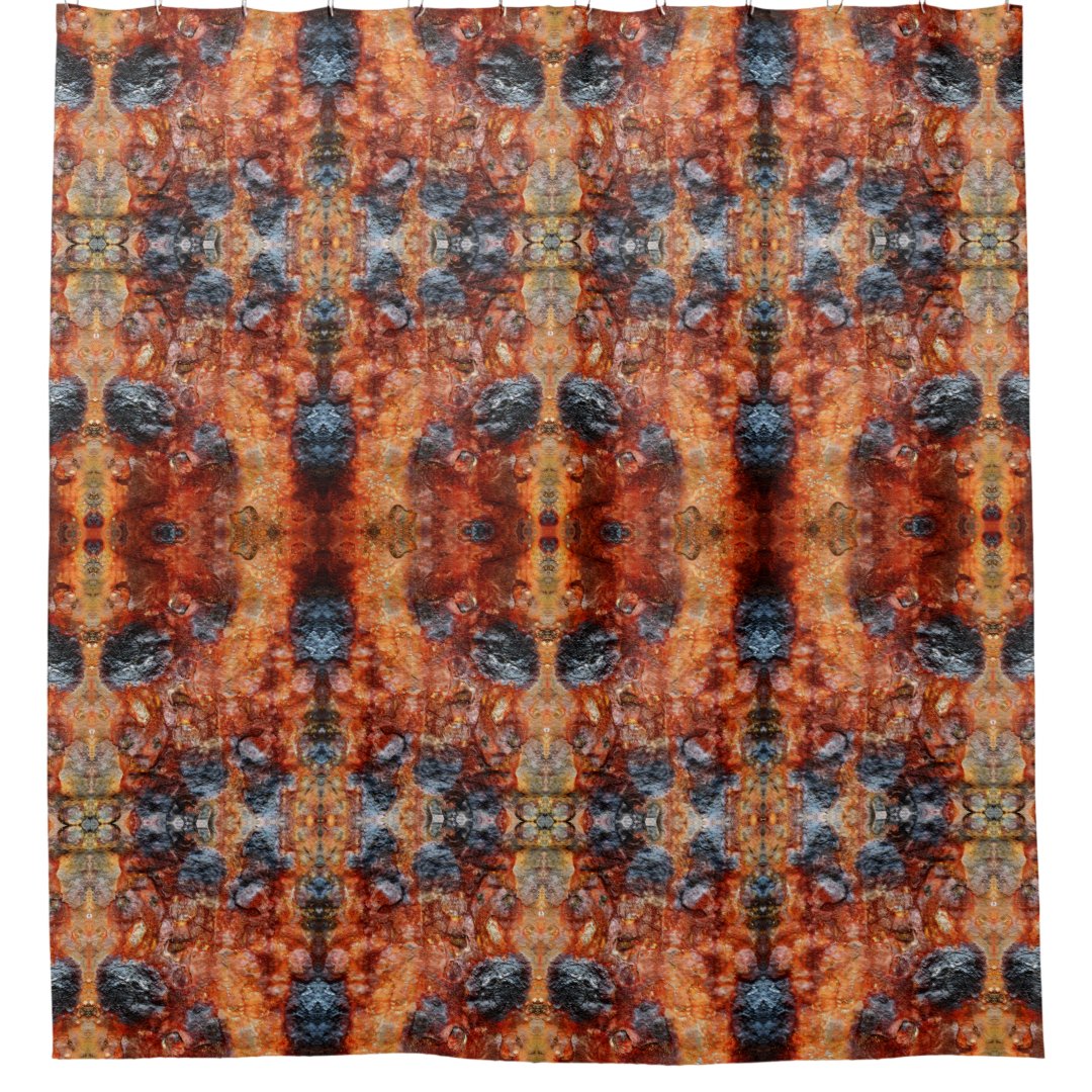 Fade to Rust Shower Curtain | Zazzle