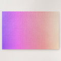 Fading Peach Pink & Purple Colorful Ombre Jigsaw Puzzle | Zazzle