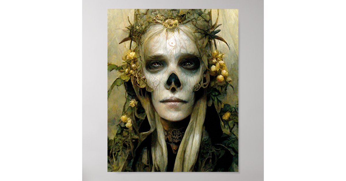 Fae Of Death 4 Dark Fantasy Art Poster | Zazzle