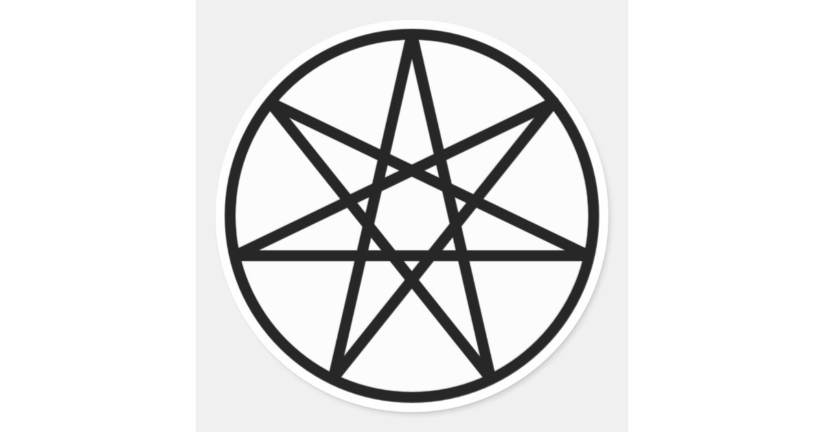 Faerie Star Classic Round Sticker | Zazzle