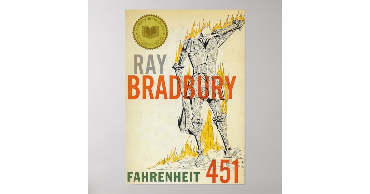 Fahrenheit 451 Ray Bradbury Poster | Zazzle