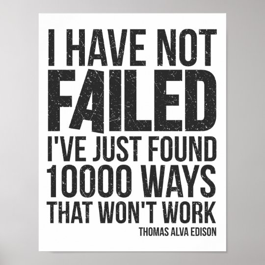 failure poster | Zazzle.com