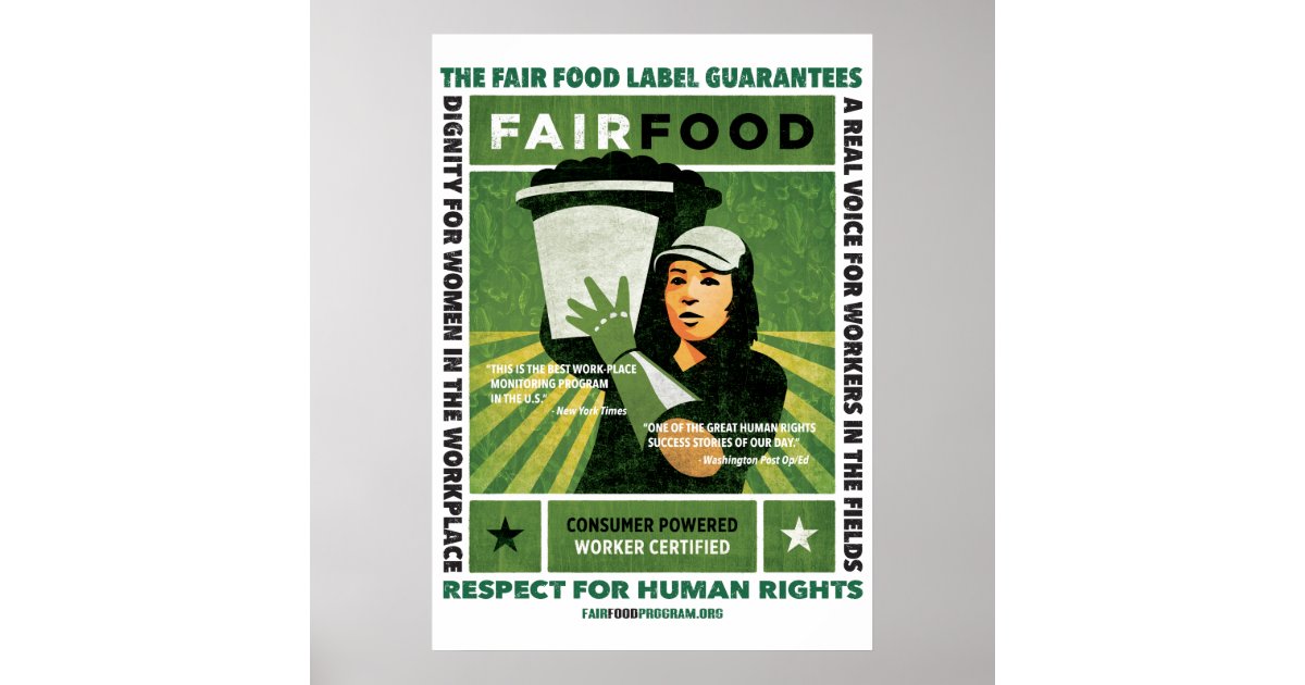Fair Food Poster - Large | Zazzle