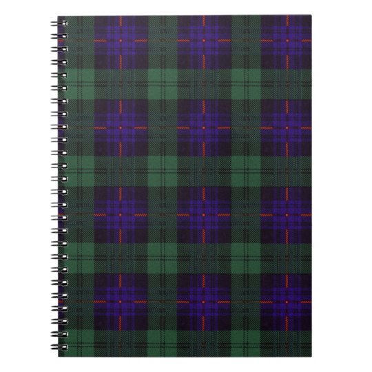 Fairbairn clan Plaid Scottish kilt tartan Notebook | Zazzle.com