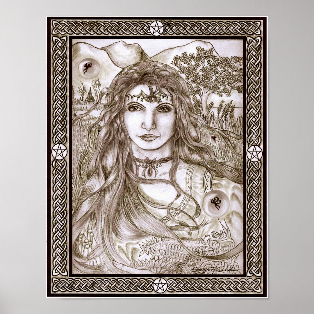 Fairies are Real Goddess Mother Earth Poster | Zazzle