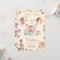 Fairy Birthday Invitation Enchanted Forest Invite | Zazzle