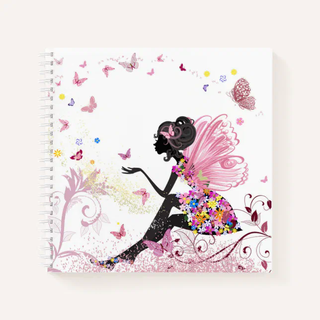 Fairy Bliss Spiral Notebook | Zazzle