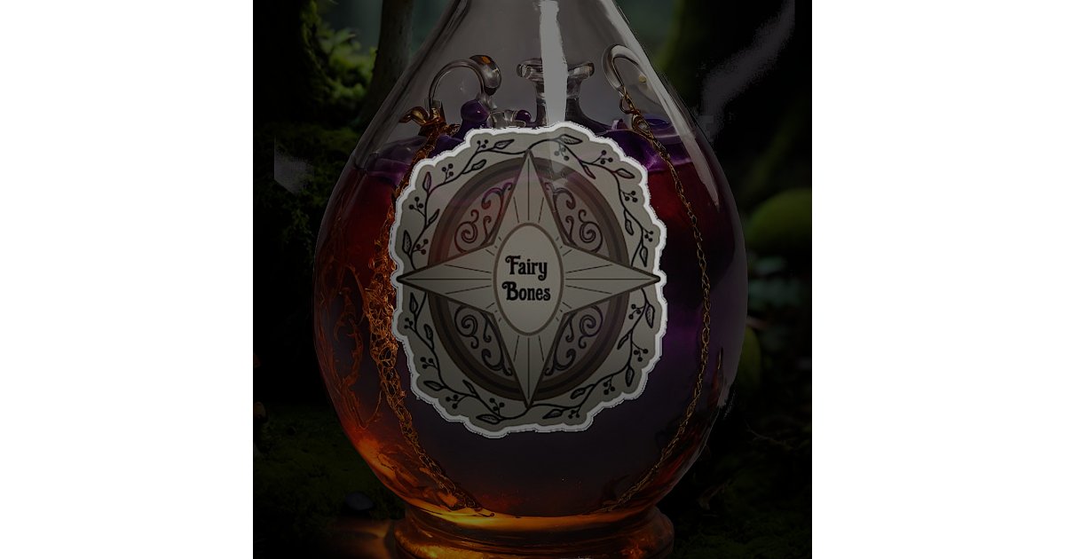 Fairy Bone Apothecary Potion Bottle Labels | Zazzle