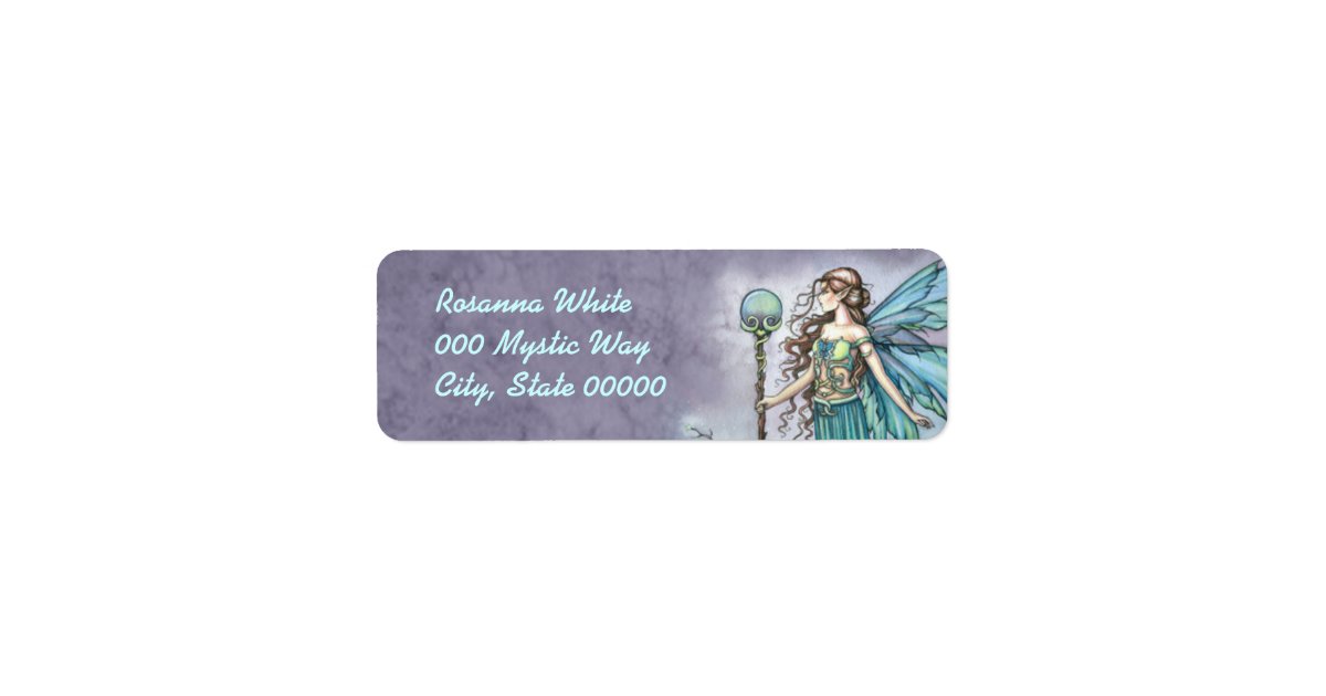 Fairy Fantasy Art Return Address Labels | Zazzle