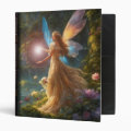 Fairy Fantasy no.1 Fine Art Faux Leather 3 Ring Binder | Zazzle