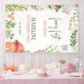 Fairy First Birthday Backdrop Enchanted Forest Banner | Zazzle