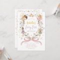 FAIRY FIRST BIRTHDAY Fairy Garden Birthday Party Invitation | Zazzle