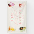 Fairy First Enchanted Fairies 1st Birthday Party Banner | Zazzle