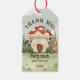 Fairy First Mushroom Woodland Thank you Gift Tags | Zazzle