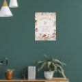 Fairy Garden Birthday Welcome Poster | Zazzle