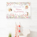 Fairy Garden Boho Wildflower Birthday Banner | Zazzle