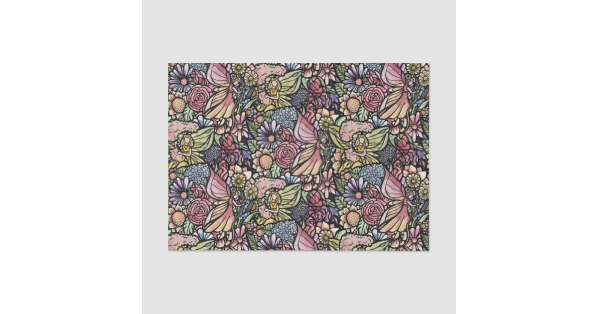 Fairy Garden Gardening Tissue Paper | Zazzle