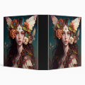 Fairy Girl Fantasy Art 3 Ring Binder | Zazzle