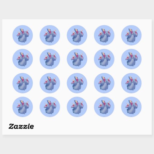 Fairy Godmother Classic Round Sticker | Zazzle