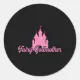 Fairy Godmother For Godmothers Or Godparents Classic Round Sticker | Zazzle