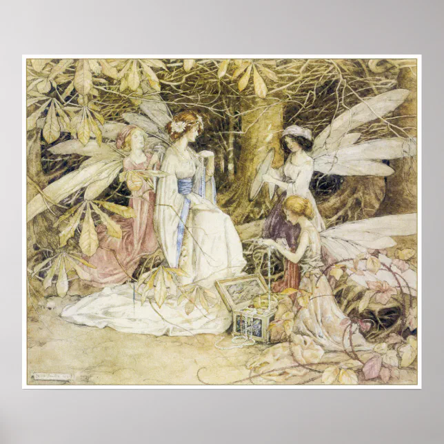 Fairy Jewels Print by Helen Jacobs | Zazzle