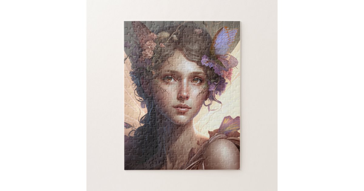 Fairy Lady Fantasy Art Jigsaw Puzzle | Zazzle